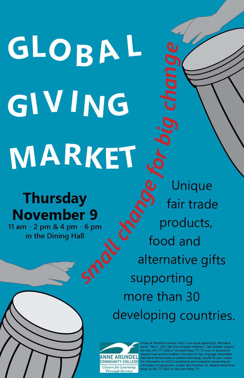 Global Giving Market Poster - mkSmith